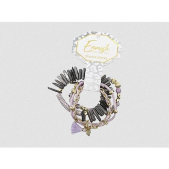Erimish | Jewelry | Erimish Havana Starter Stack Purple | Poshmark